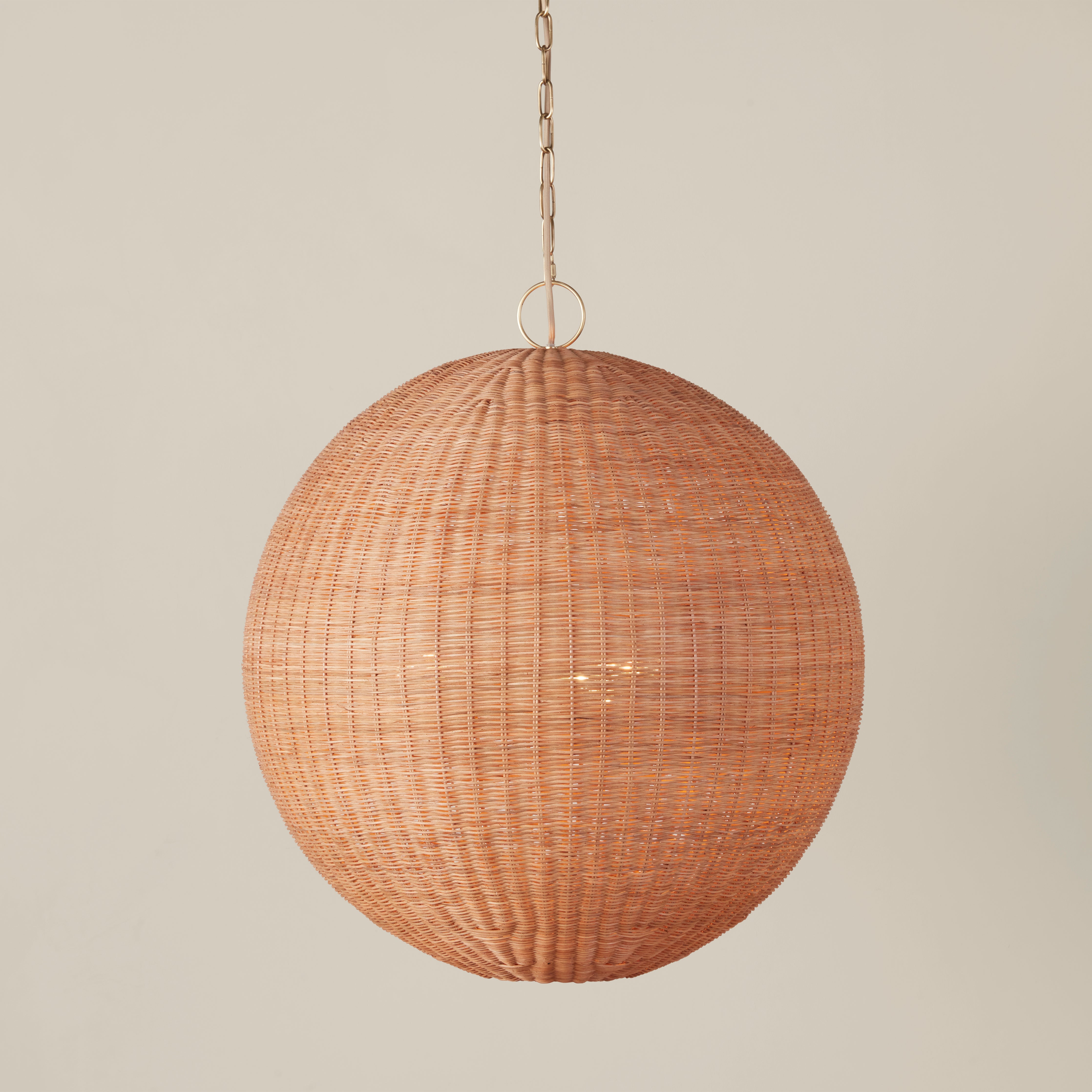 Miramar Rattan Round Chandelier – Woven Shop