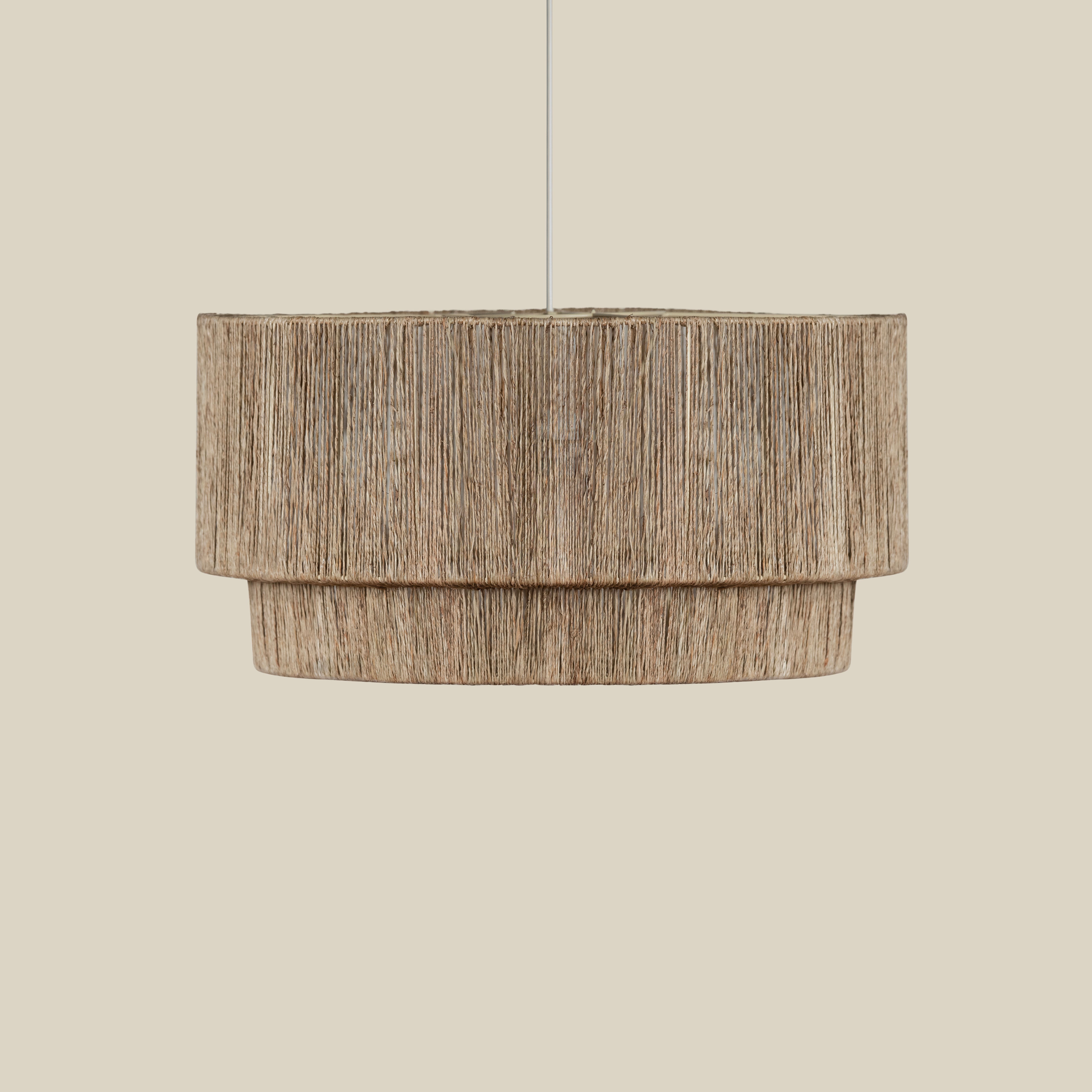 Cocktail Two-Tier Jute Pendant – Woven Shop