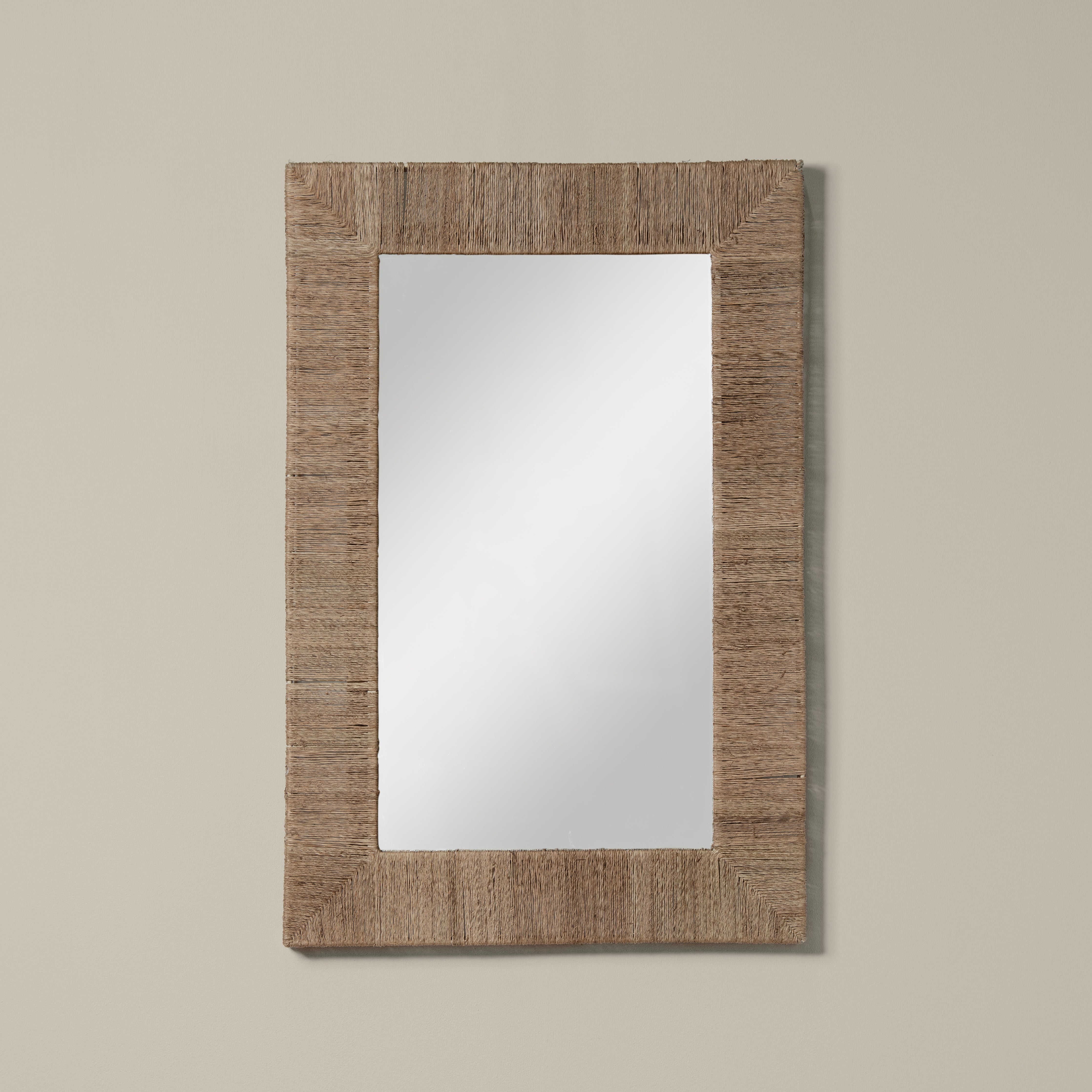 Highball Jute Rectangular Mirror – Woven Shop